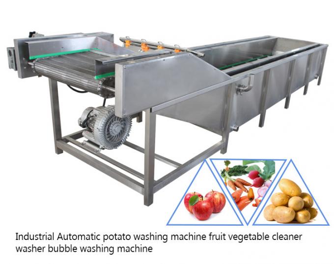 SUS304 Automated 500kg Jujube Banana Washing Machine vegetable cleaning